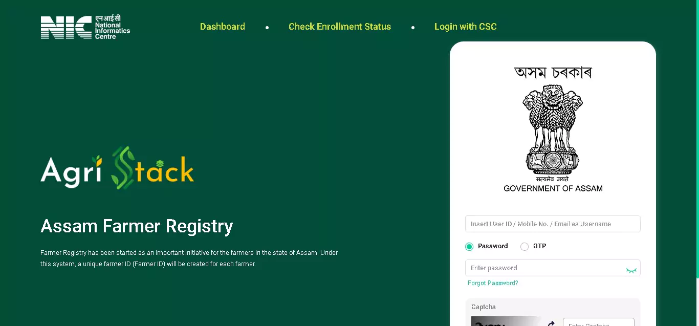 ASFR AgriStack Registration: Revolutionizing Agriculture in Assam